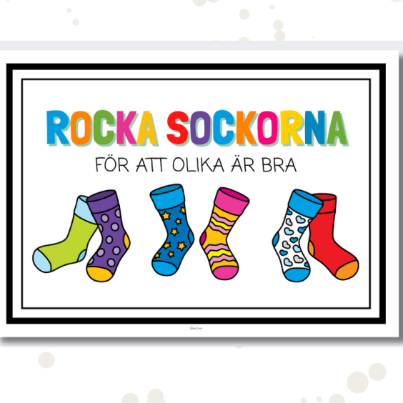 Idag 21/3 rockar vi sockorna -för allas lika värde! – Blomsterängens ...